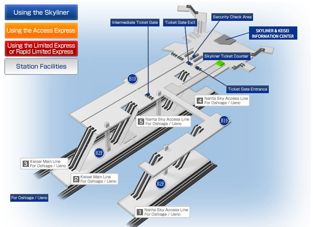 3 convenient routes | Skyliner | KEISEI Electric Railway